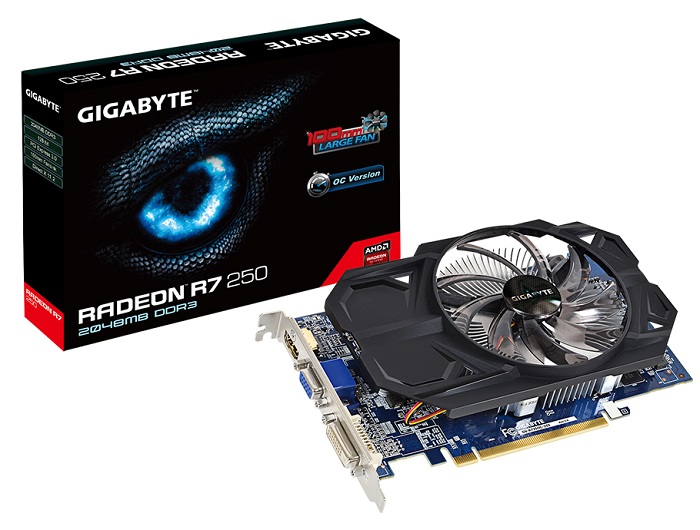 Видеокарта AMD Radeon R7 250 Gigabyte GV-R725OC-2GI